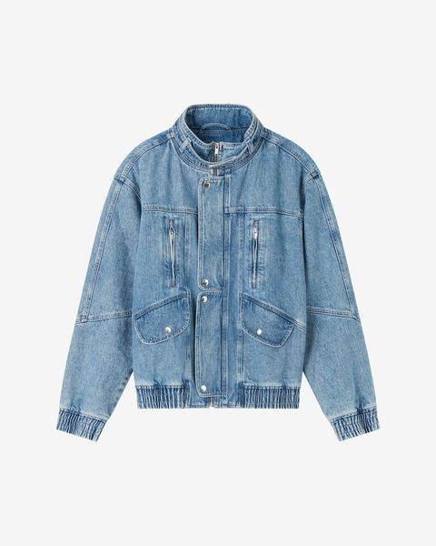 ISABEL MARANTイザベルマランjakito デニムジャケット Isabel Marant Jakito Denim Jacket In Light Blue - 40% Off